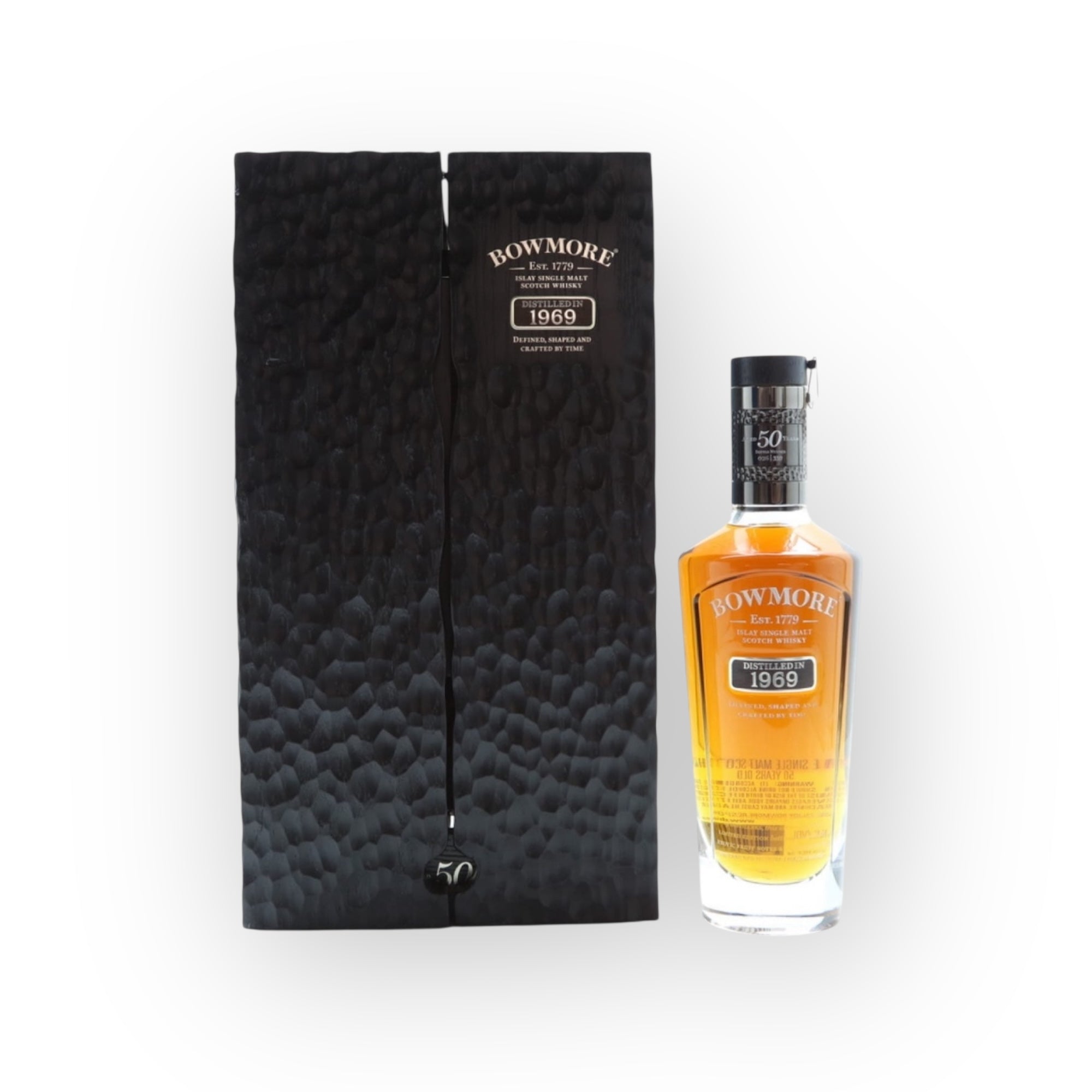 Bowmore 1969 50 Year Old Vaults Series + Free 20cl Sample – Whiskys.co.uk