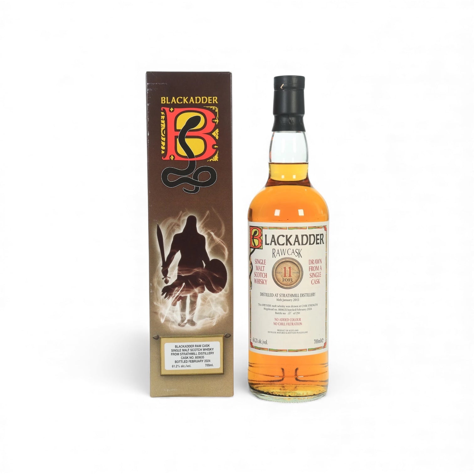 ‘Blackadder’ Raw Cask Strathmill 2013 11 Year Old Cask NO.800635 61.2% ...